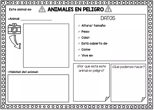 Animales en peligro de extinción | profe.social Animales en peligro de extinción | profe.social